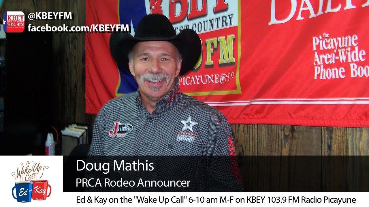 PRCA Rodeo Announcer Doug Mathis | KBEY 103.9 FM - YouTube