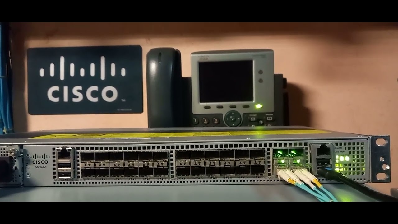Cisco ASR 920 Series ASR920-24SZ-M - YouTube