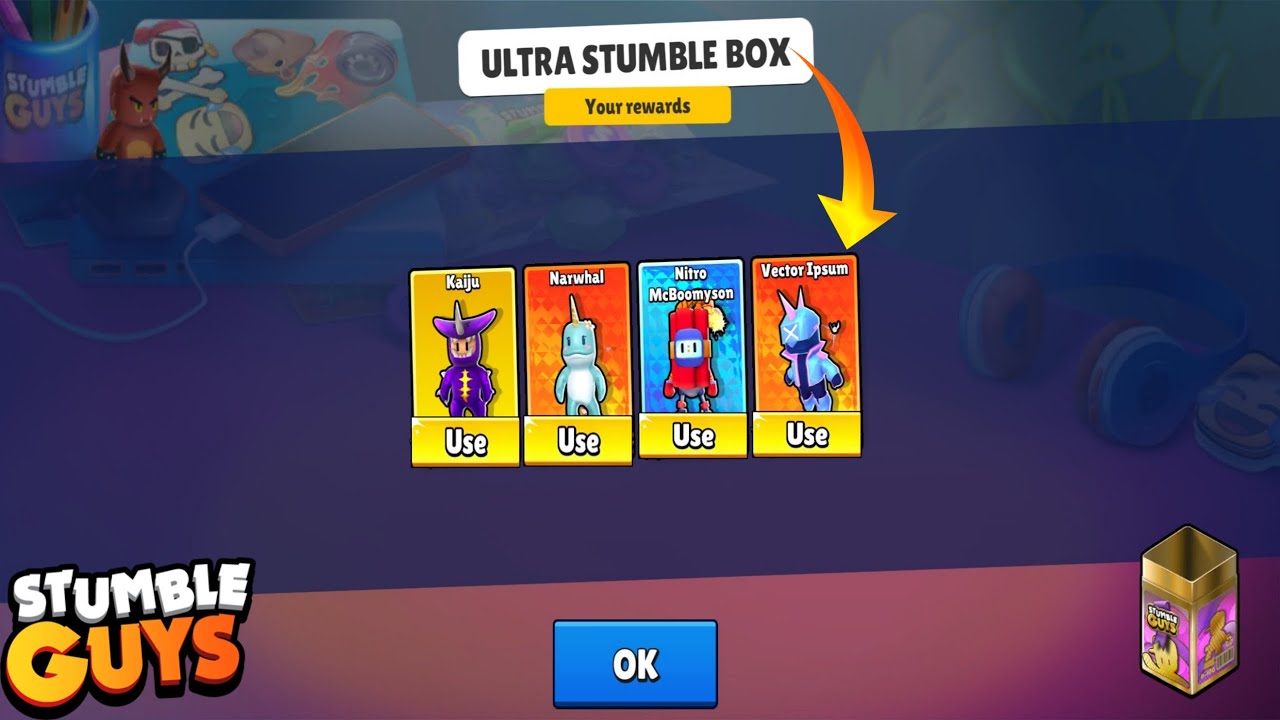 CAN I GOT FREE VECTOR IPSUM SPECIAL SKIN! - Stumble Guys - YouTube