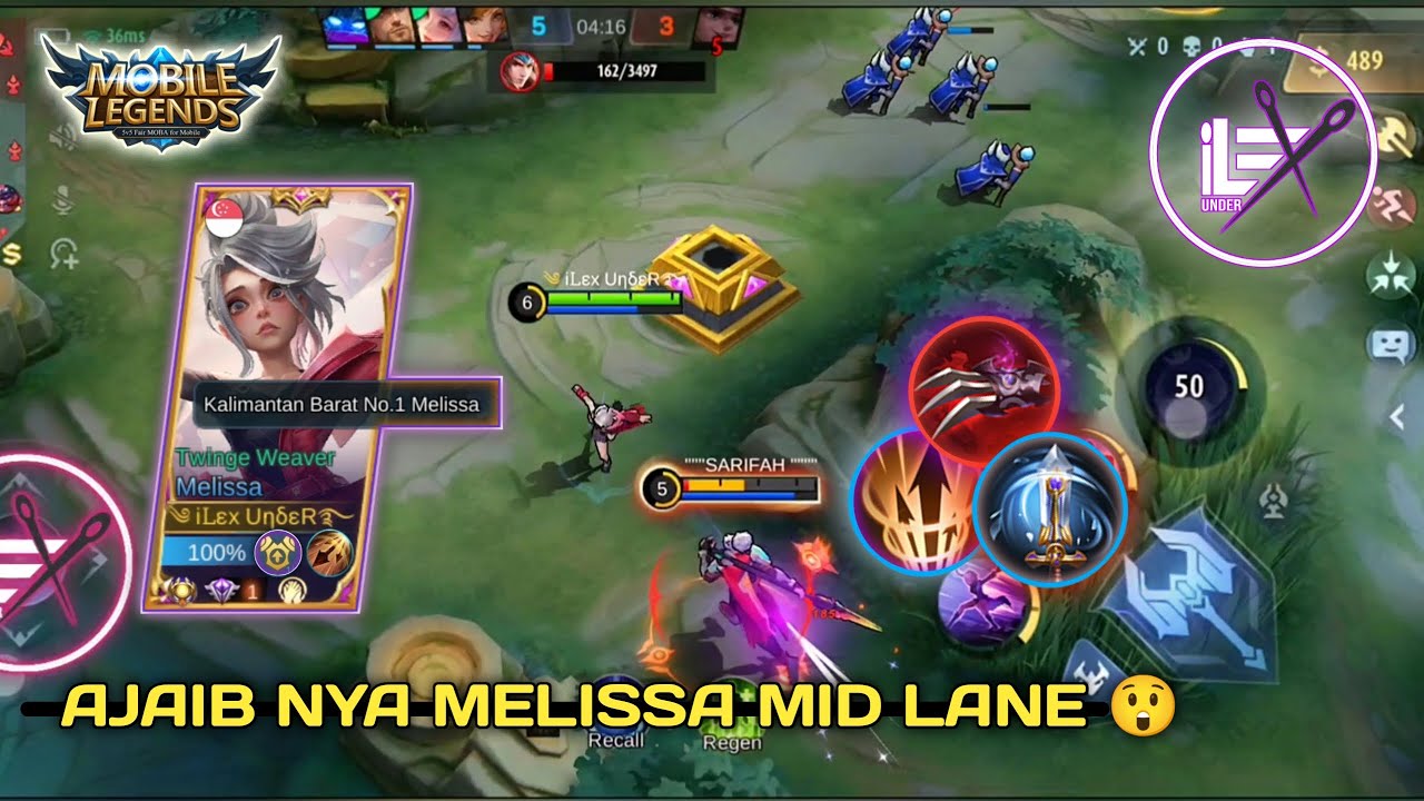 Wajib Coba MELISSA MID LANE TAPI KOK GOLD NYA PALING KAYA 😧 | BUILD ...