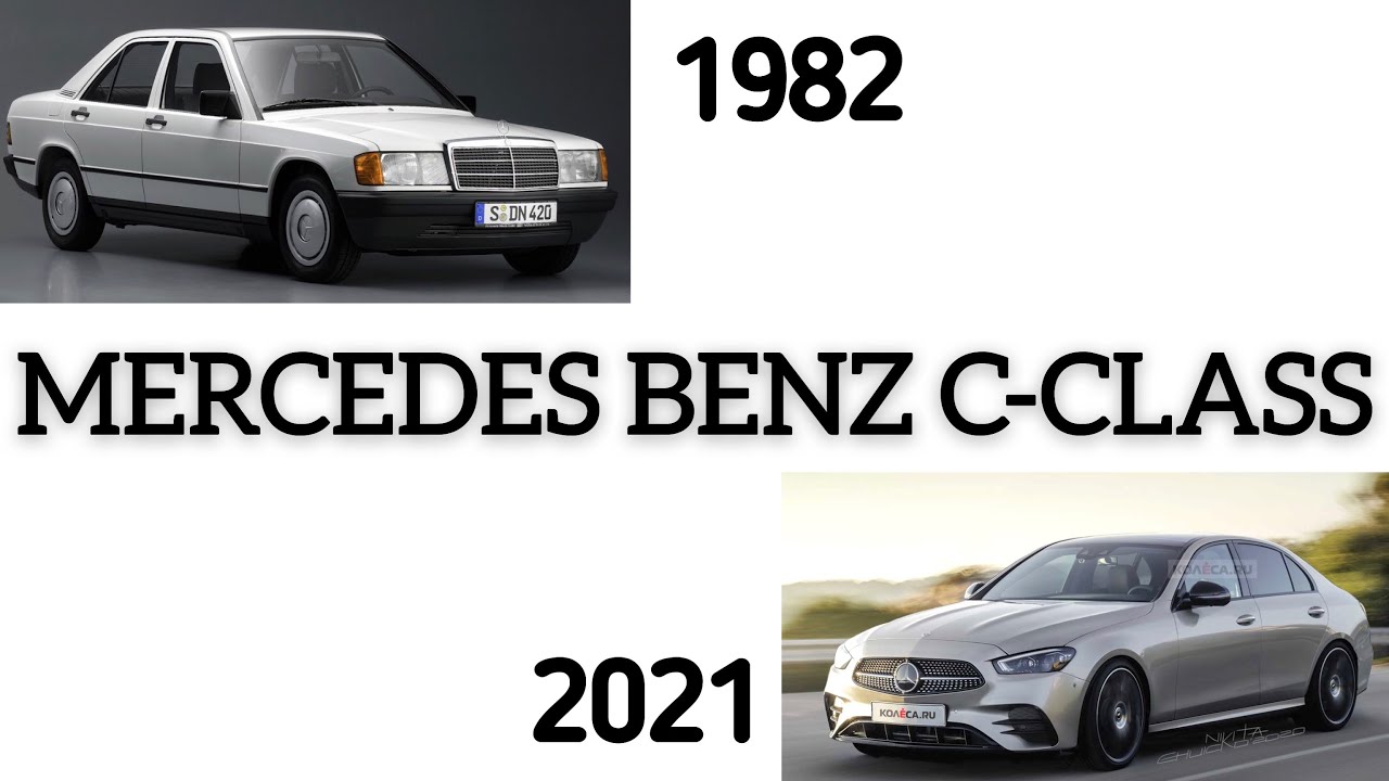 EVOLUTION OF THE MERCEDES BENZ C-CLASS 1982-2021 INTERIOR&EXTERIOR ...