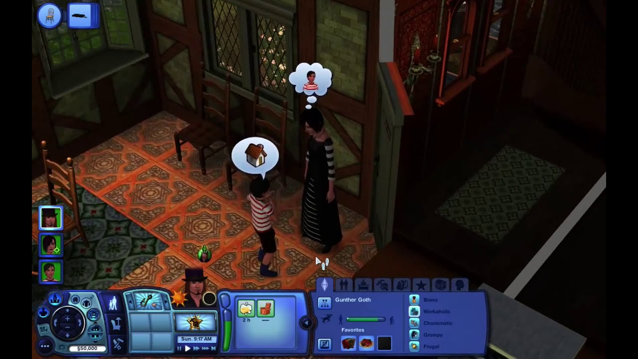 Sims 3 Mortimer Goth life Story LP Episode 1: Mysteries of Goth family ...