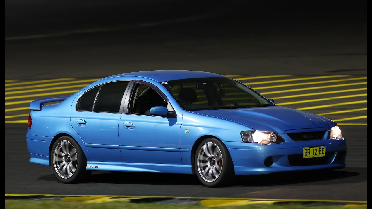 Ford BA Falcon XR8 1.50.3 SMSP Gardner GP circuit (traffic galore ...