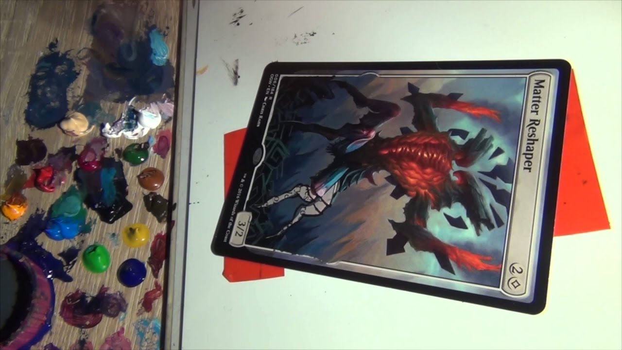 [monicard] Magic (MTG) Altered: Matter Reshaper - YouTube