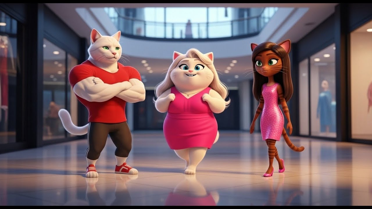 She Got Jealous Then Ate Too Much! 😂 Funny Cat Animation - YouTube