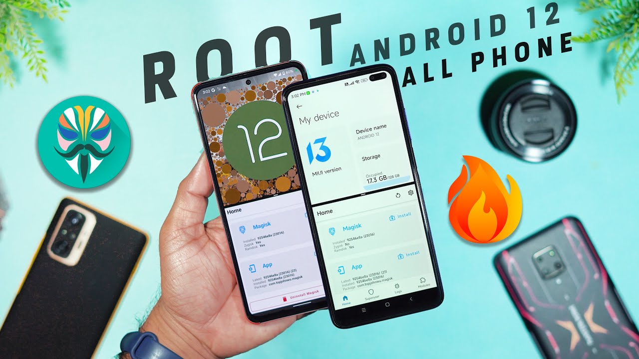 HOW TO ROOT ANDROID 12 ROMs | ROOT MIUI 13 | ROOT ANDROID 12 CUSTOM ROM ...