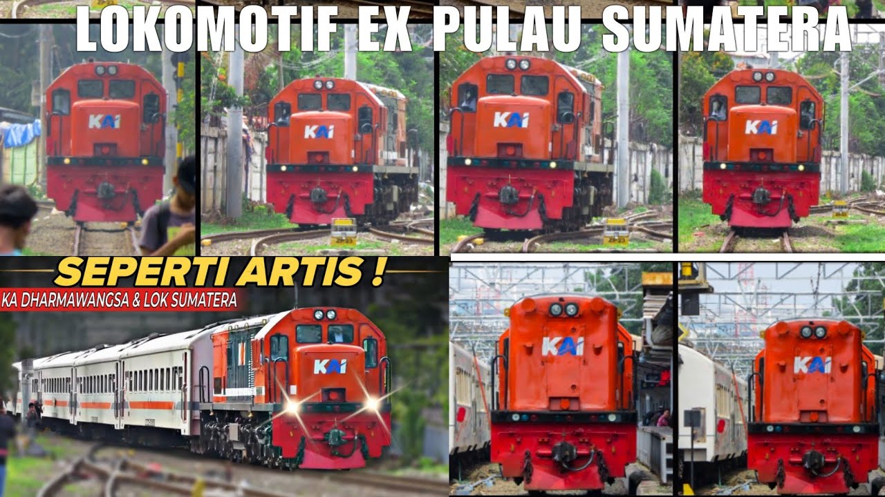 RAMAI YANG MENGABADIKAN || LOKOMOTIF RNB CC 201 89 12 PWT PERDANA ...