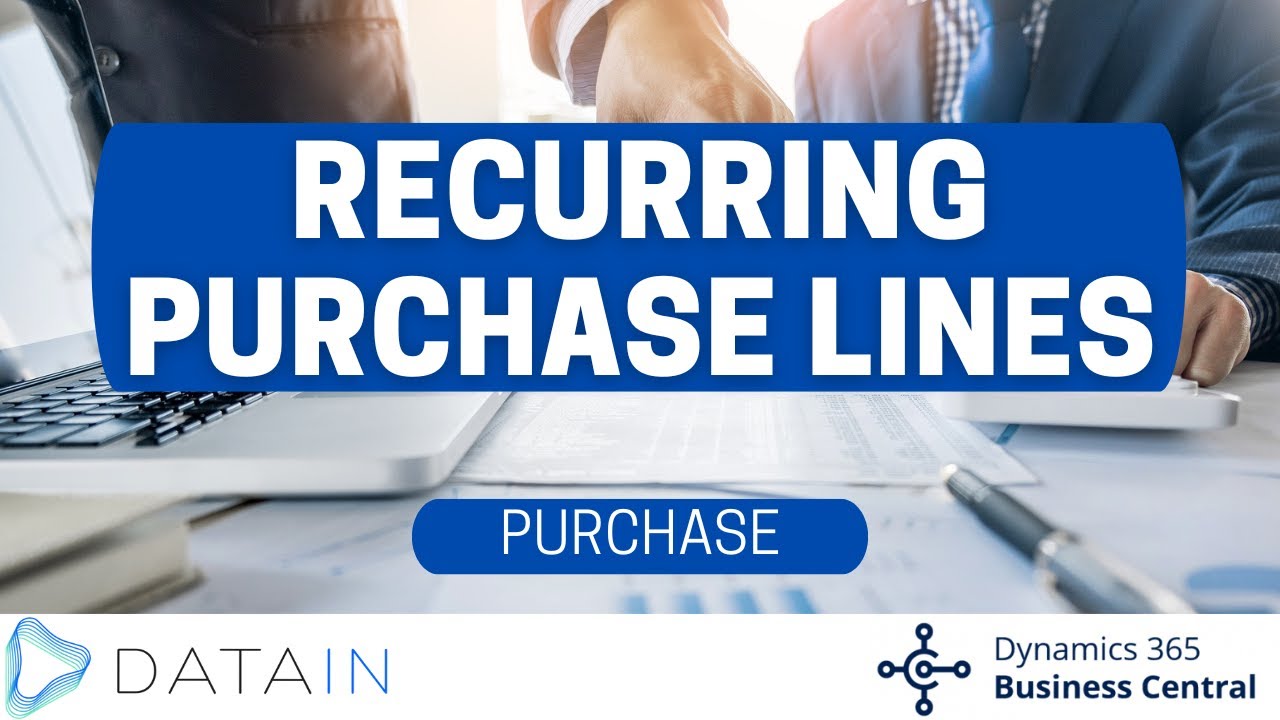 4.3.3 Purchase Process/ RECURRING PURCHASE LINES - Dynamics Business ...