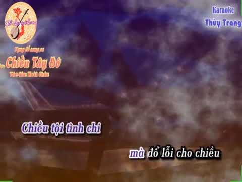 Karaoke - Chieu Tay Do - hat vs BachLongNhi - YouTube