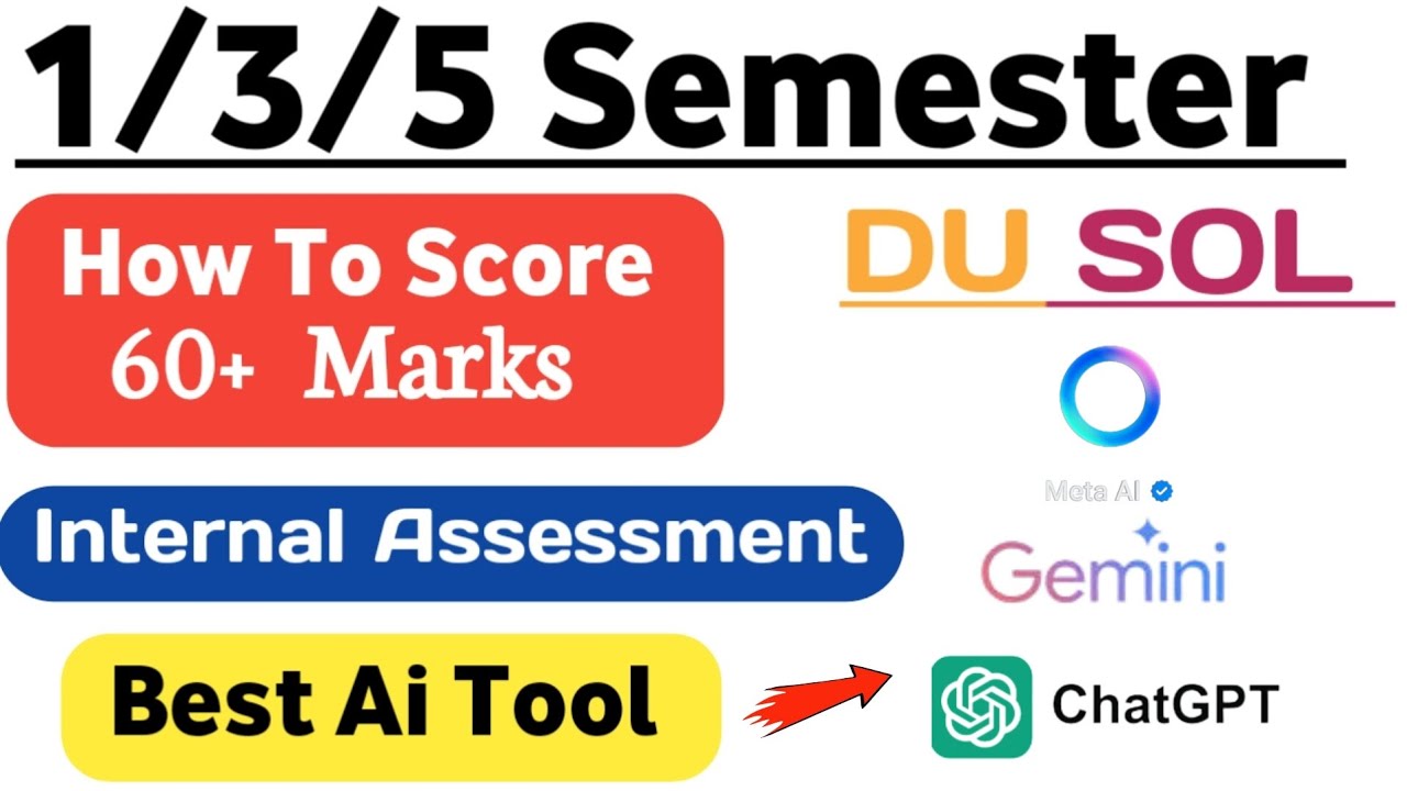 How To Score 60 + Marks In SOL Internal Assessment | Best Ai Tools ...