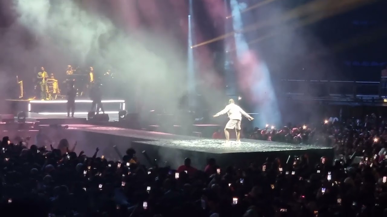 Davido brings out Patoranking at O2 Arena Show - YouTube