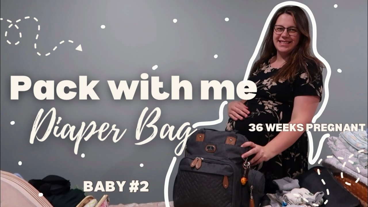 PACKING MY DIAPER & HOSPITAL BAG FOR BABY #2! - YouTube