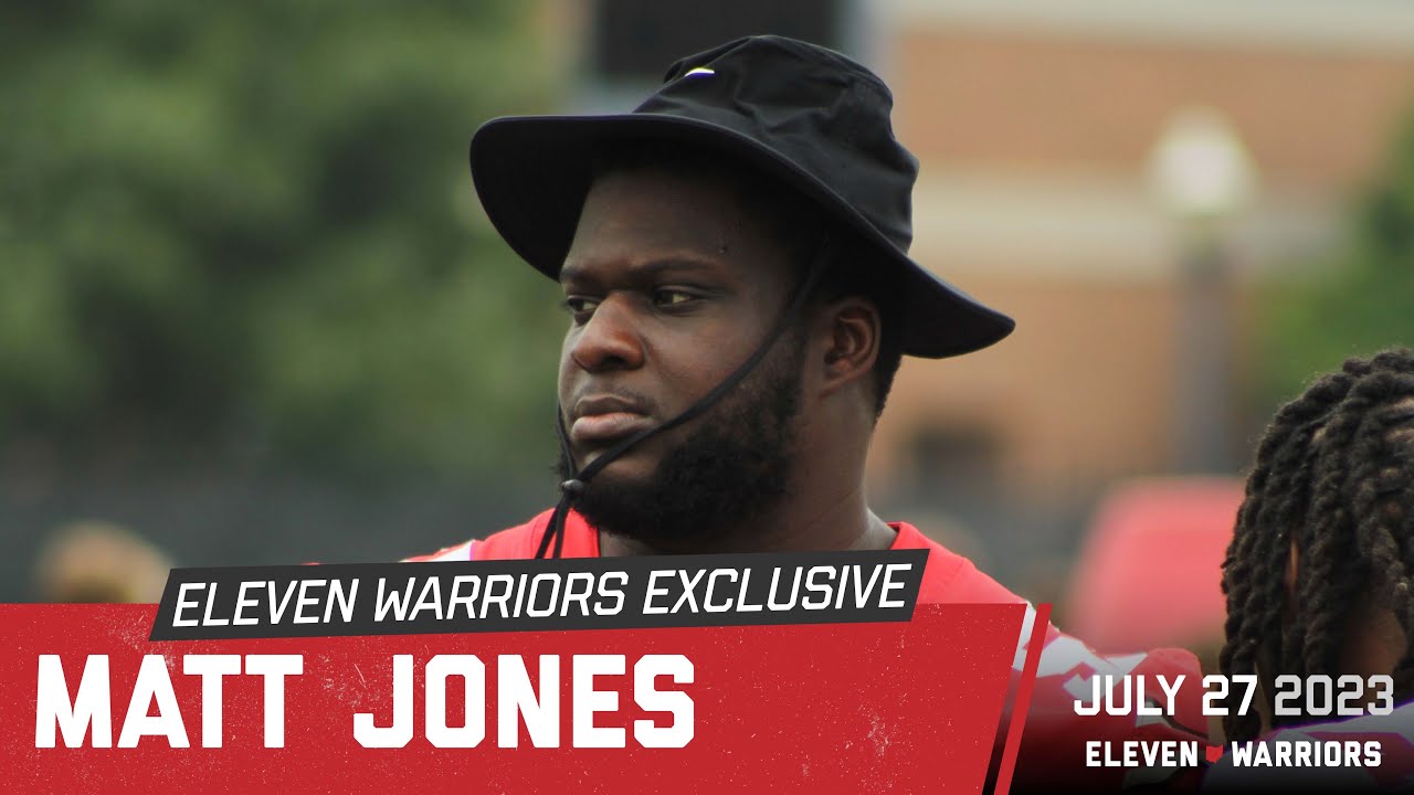 Matt Jones discusses Ohio State's offensive line, goals for 2023 at the ...