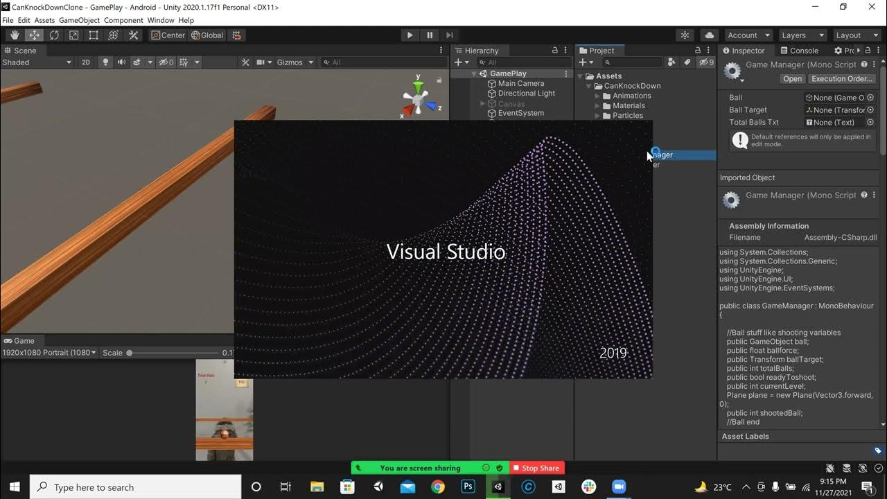 Lecture 05 Can knock Down Clone | Unity Game Development Course Part01 - YouTube