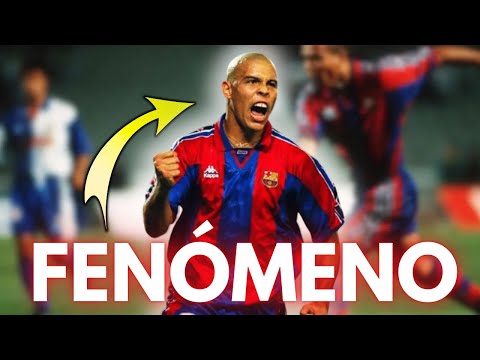 🔥RONALDO NAZÁRIO BRILLIANT DEBUT! 🇧🇷 FC BARCELONA vs ATLÉTICO de MADRID (1996) Goals & Skills ⚽️⚽️