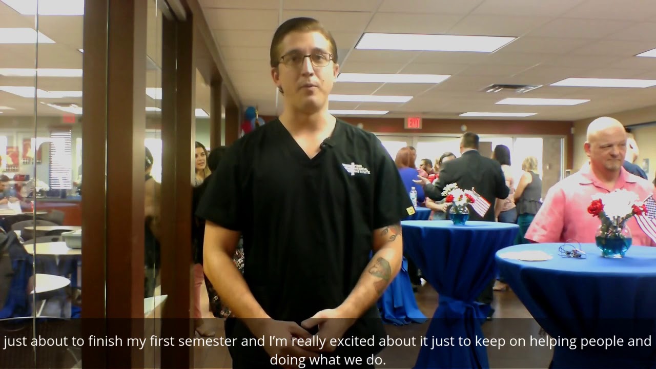 Marine Corps Veteran Dustin Haines, Respiratory Therapy student: "I ...