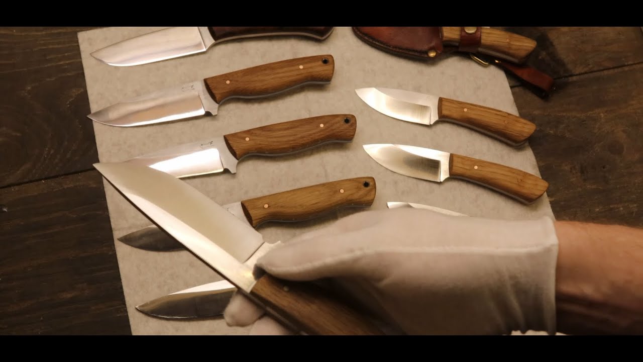 Knife making - New batch of knives - YouTube