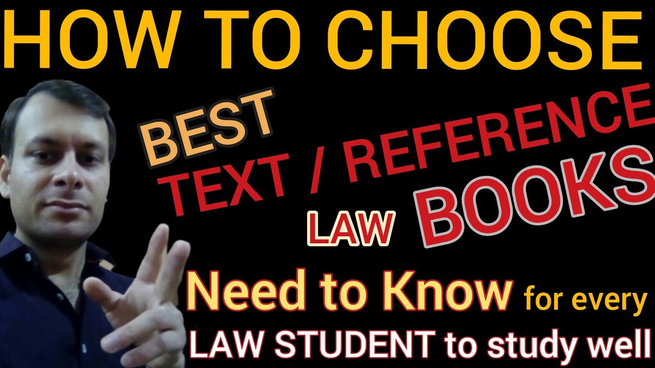 Best Text or Reference Books ।to Study ।Law Subjects।for BALLB or LLB ...