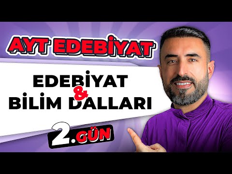 EDEBİYAT VE BİLİM DALLARI | 2.Gün | 📌 2026 AYT Edebiyat Kampı