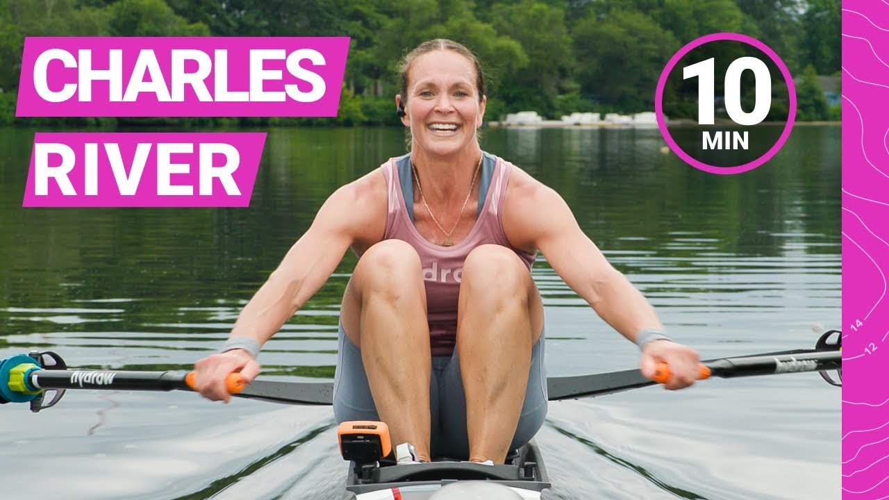 10-Minute Steady State Rowing Workout on the Charles River - YouTube