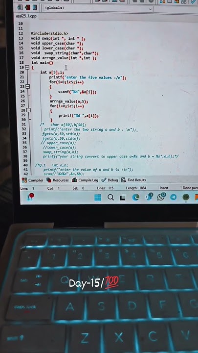 Day-15/💯 challenge DSA with c++ #100daysofdsa #codingchallenge #youtube #dsa #assignment - YouTube