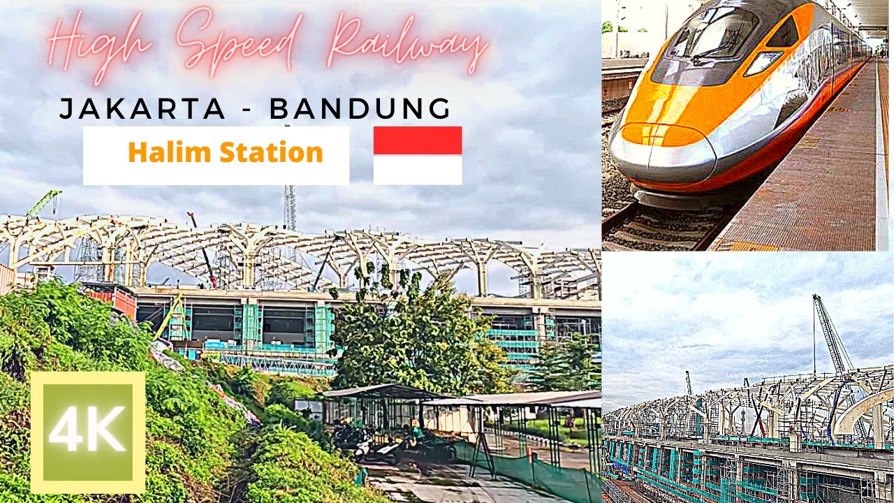🔴Walk to see Halim Station Progress | Indonesia - YouTube