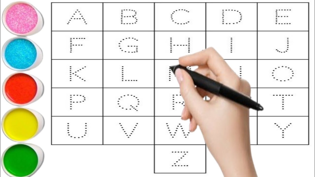 ABCD Alphabets || A to Z English Alphabets - ABC Songs And Rhymes ...