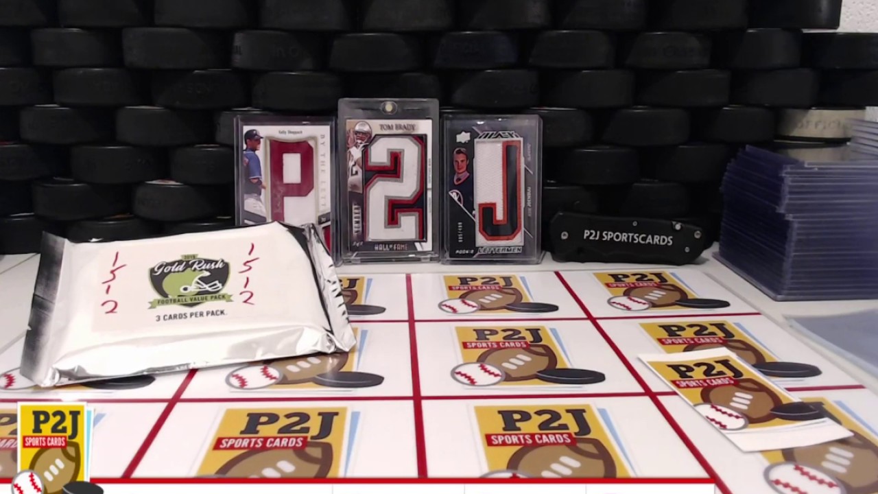 eBay LIVE Box Breaks - #1512 2019 Gold Rush Football Value Pack Break # ...