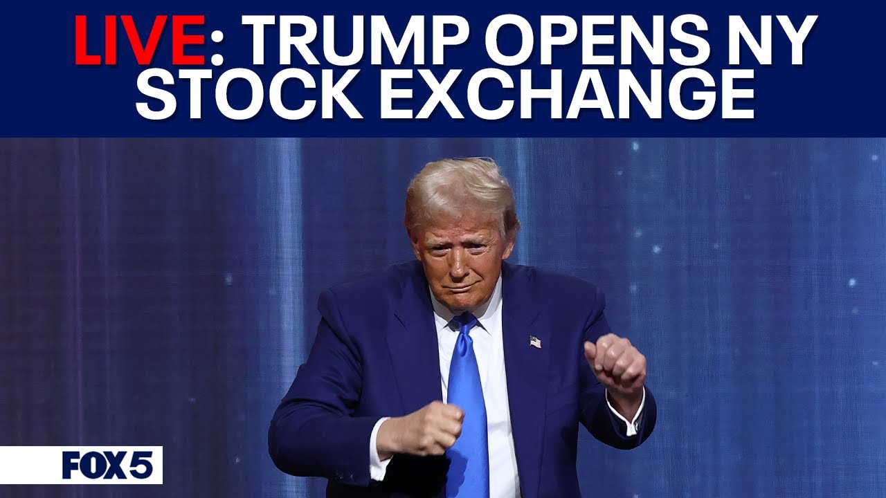LIVE: President-Elect Trump rings the opening bell at the New York ...