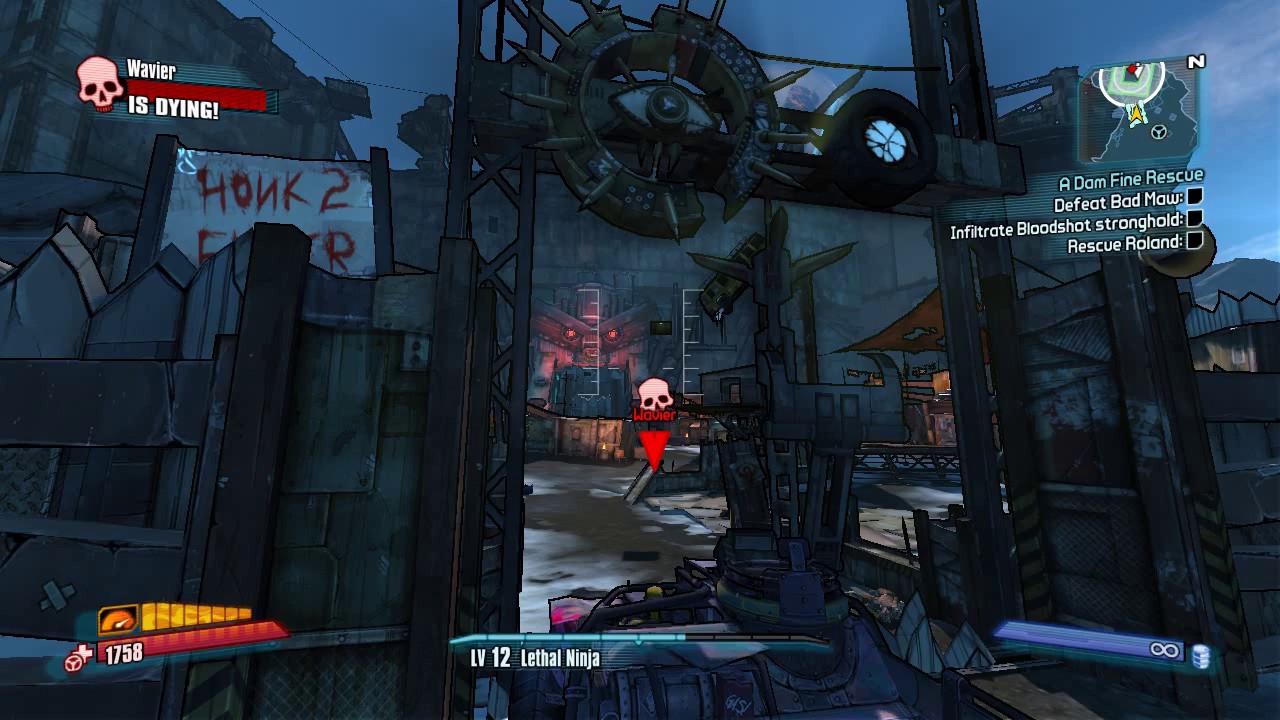 #7 Borderlands 2. Убийство Bad Maw. Спасение Roland. Небольшой рофл 43: ...