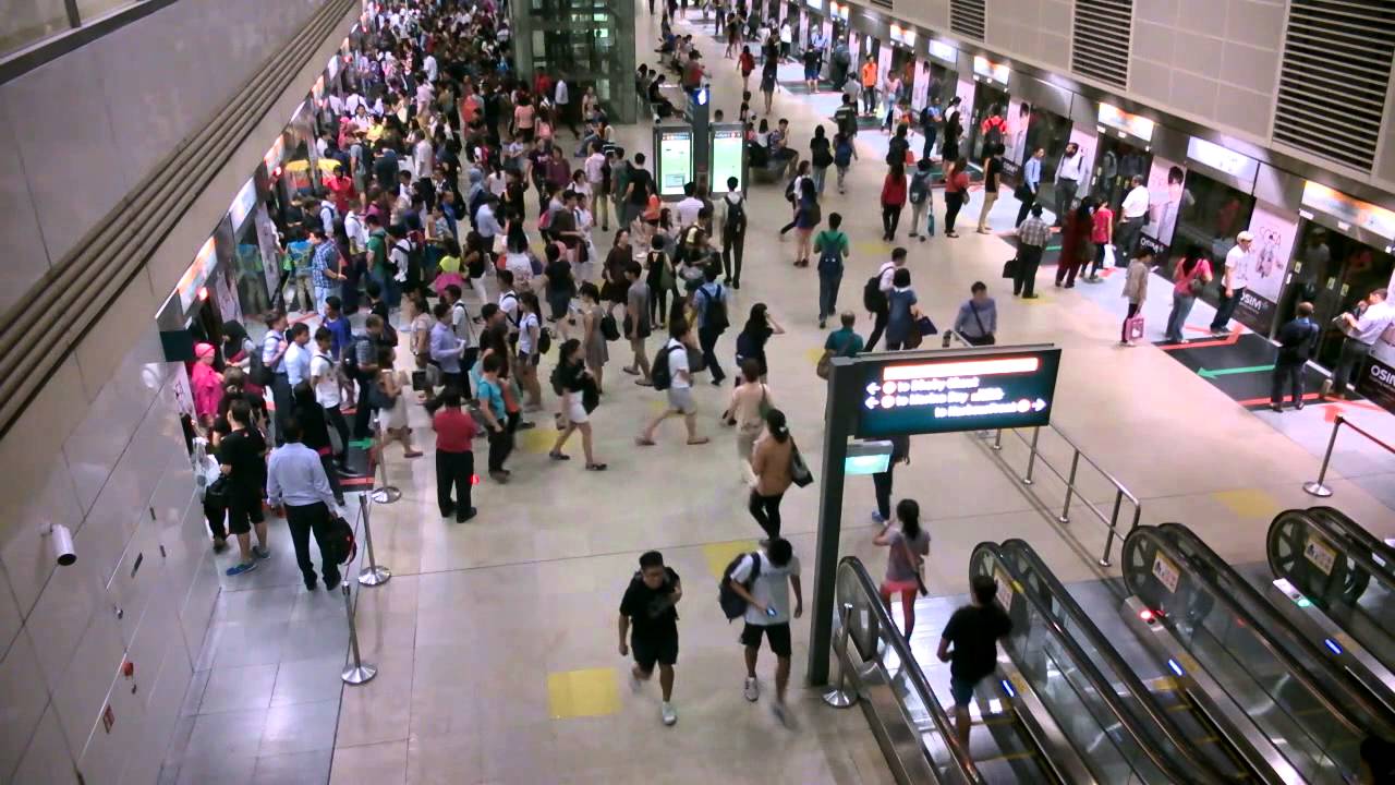 Singapore Subway (Metro/MRT) HD Video - YouTube