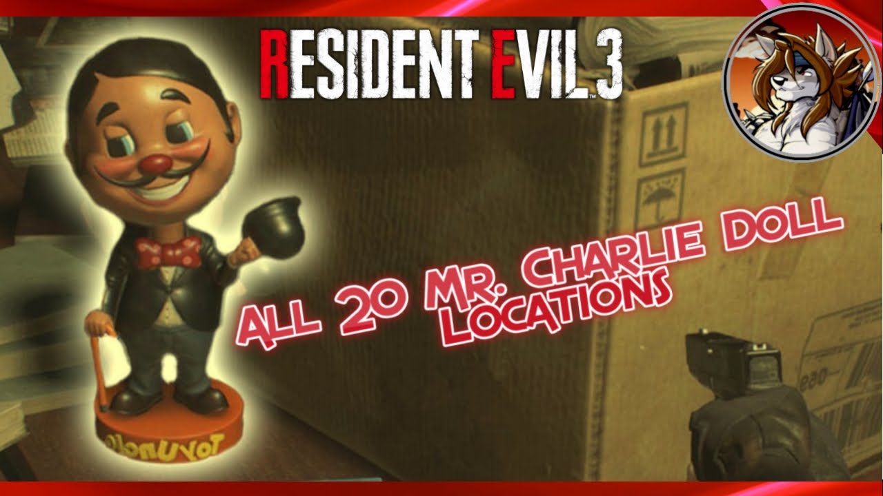 RESIDENT EVIL 3 REMAKE Demo - All 20 Mr. Charlie Doll Locations Guide ...