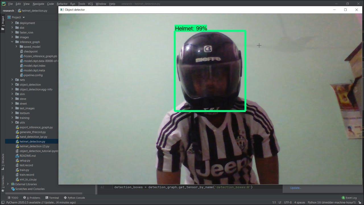 Helmet Detection|TensorFlow Object Detection - YouTube
