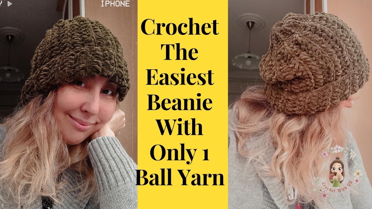 Crochet Pattern Winter Hat With Ball