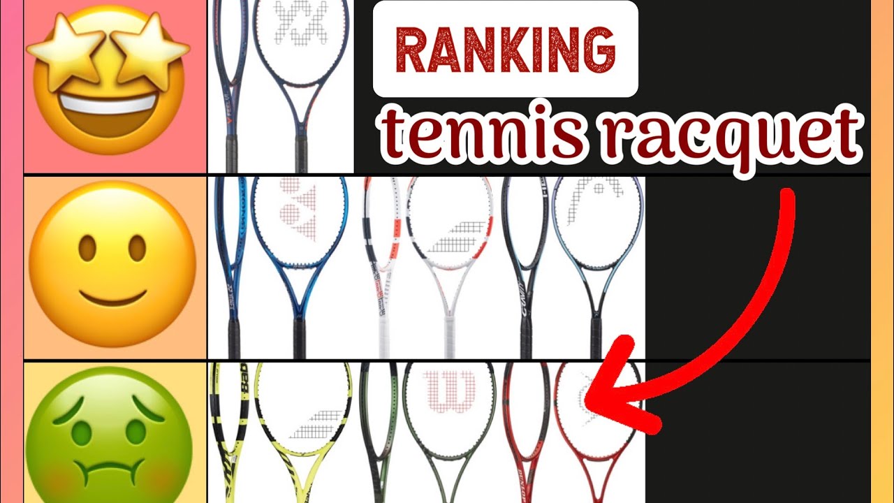 Ranking Tennis racquet (tier list) - Alex Tennis - YouTube