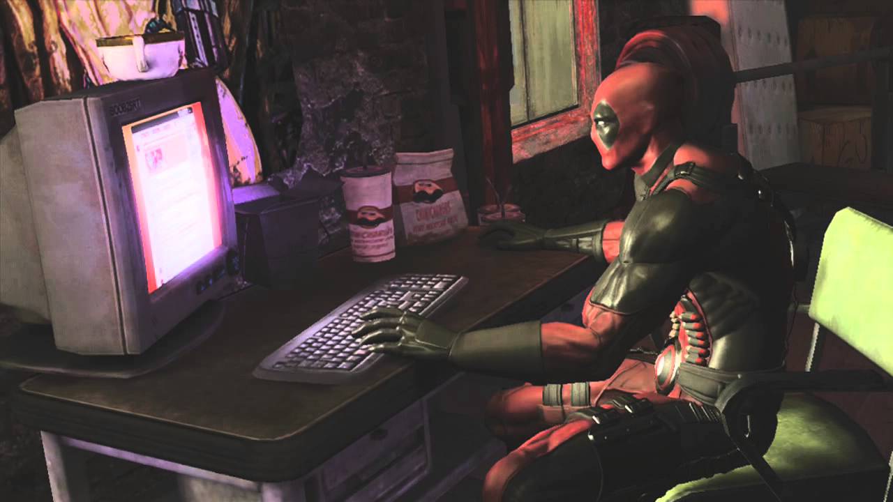 DeadPool with Skruffy pt. 1 Bouncy Castle - YouTube