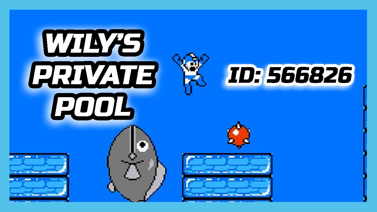 Wily's Private Pool | Mega Man Maker - YouTube