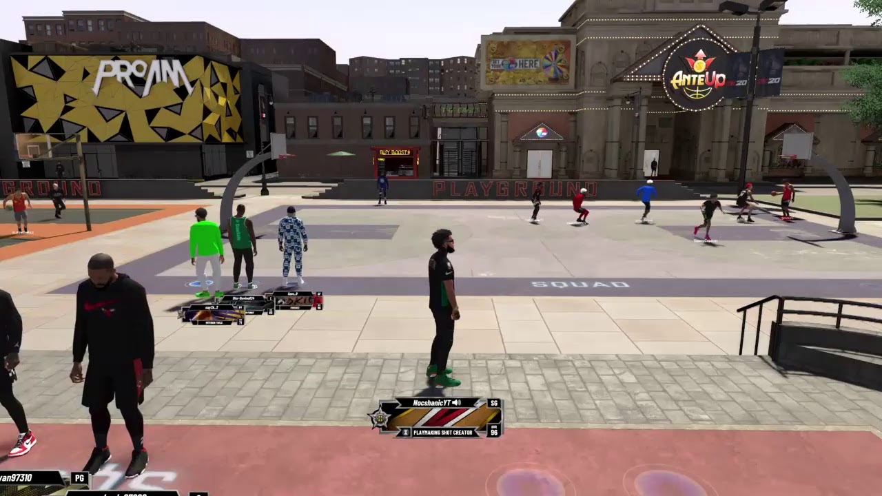 2K on my guard playing ante-Up - YouTube