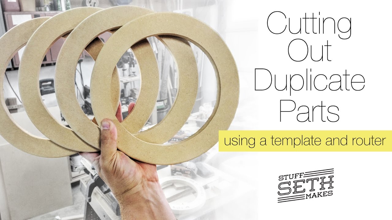 Template Routing For RV Speaker Trim - YouTube