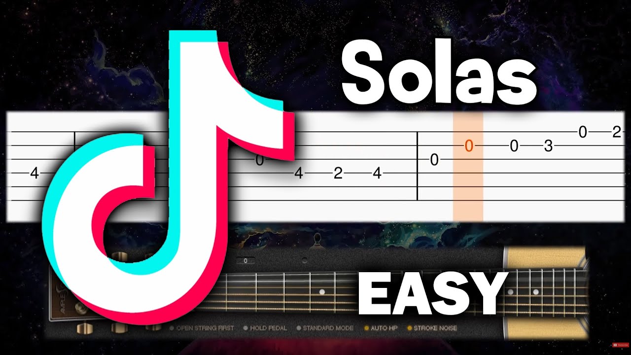 Jamie Duffy - Solas - EASY Guitar tutorial (TAB) - YouTube