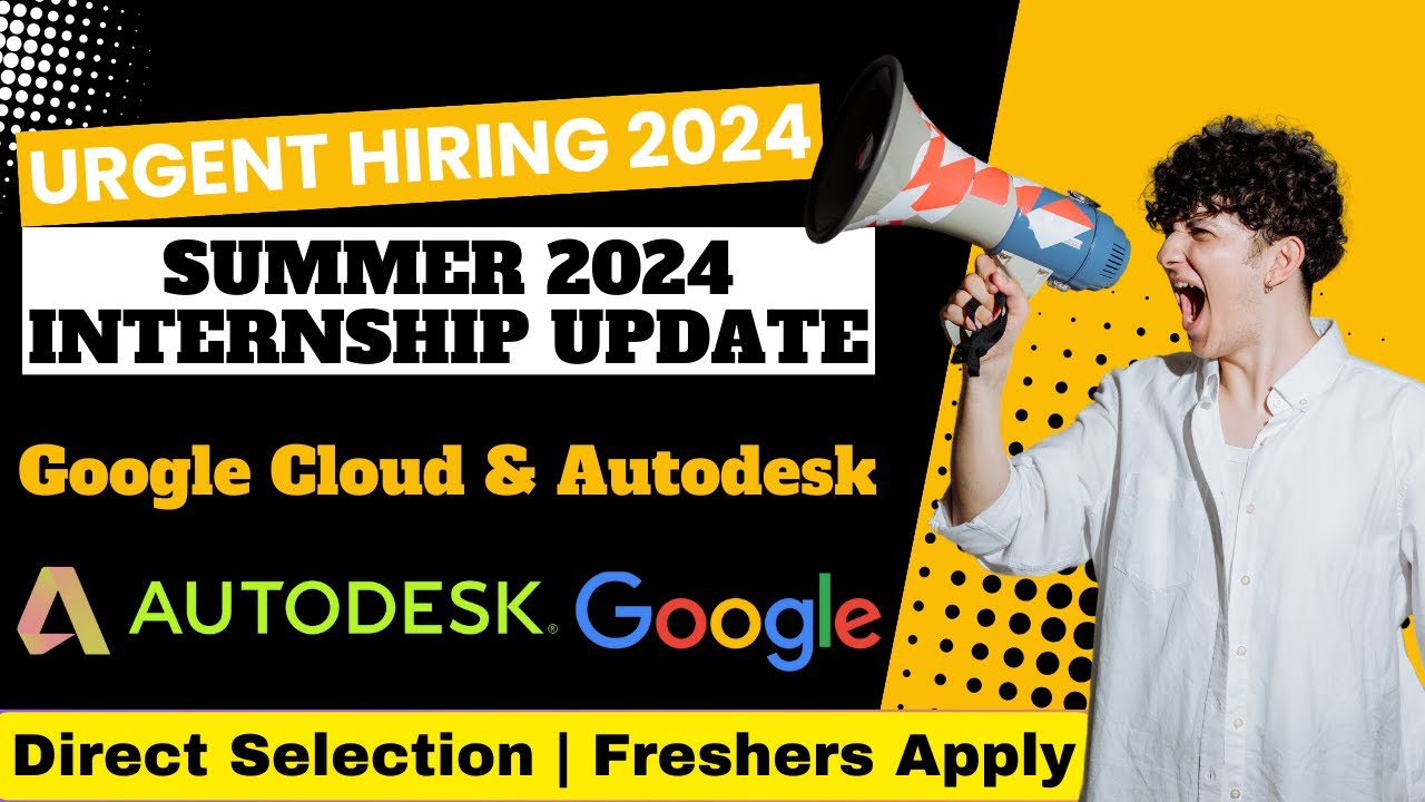 Summer 2024 Internship Update || Google Cloud & Autodesk SDE - YouTube