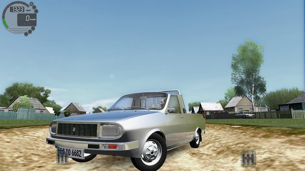 City Car Driving 1.5.3 Renault 12 Pick-up [G27] - YouTube