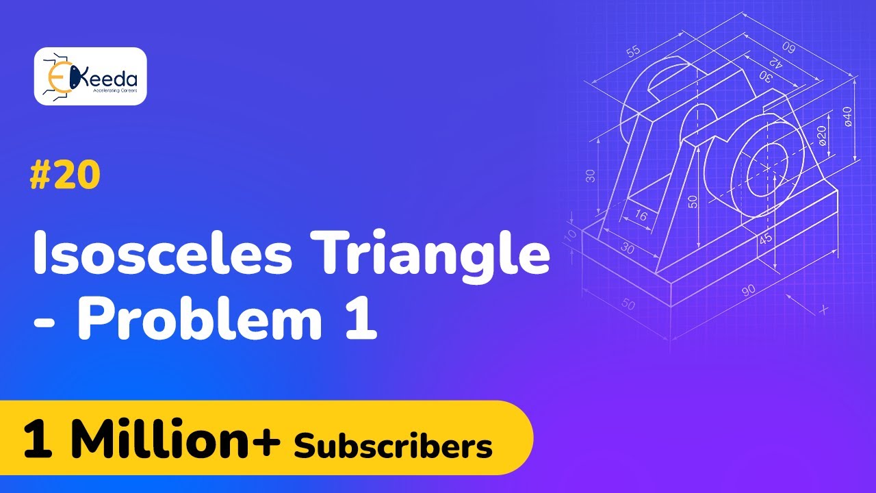 Isosceles Triangle Problem No.1 - Projection of Planes - Engineering ...