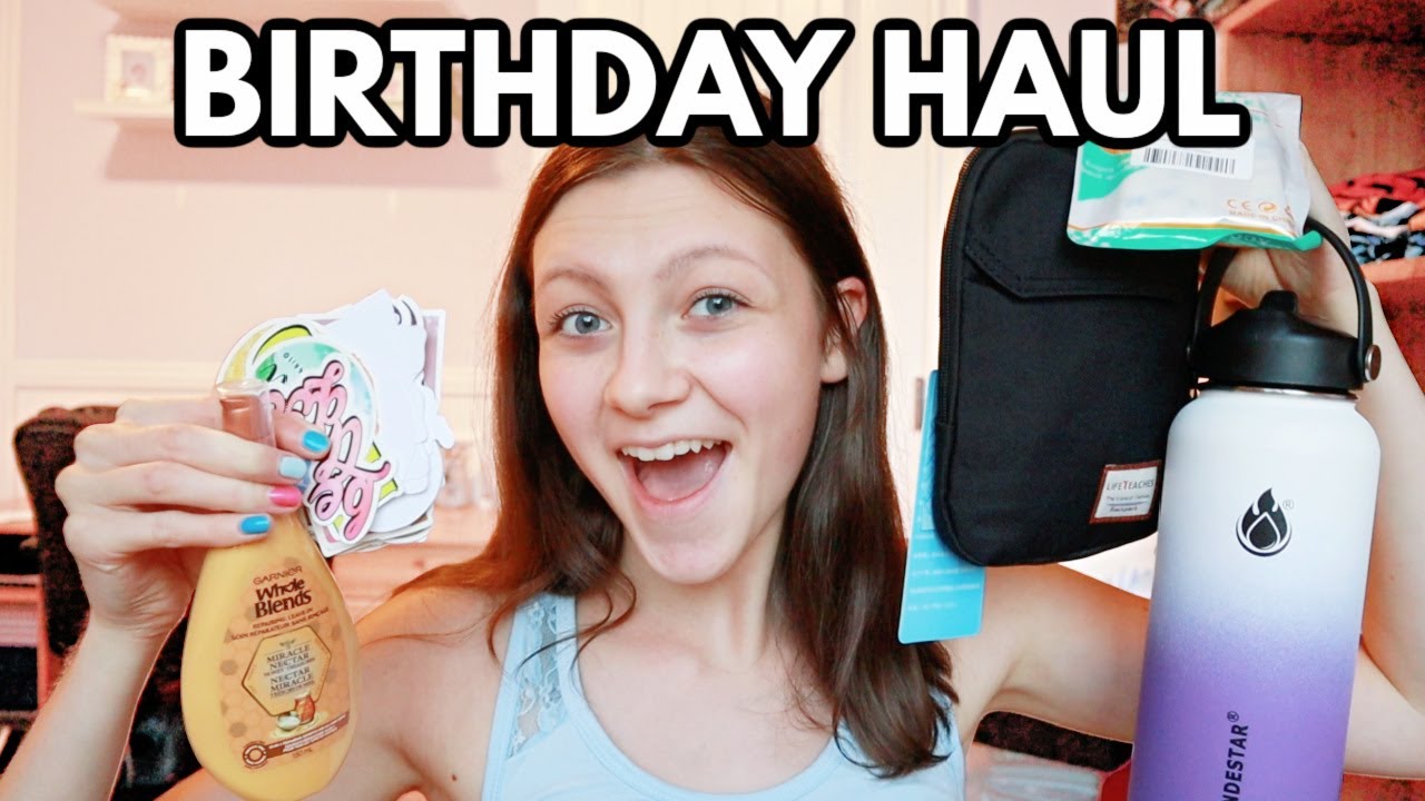 What I Got For my 17th Birthday | Bethany Grieve - YouTube