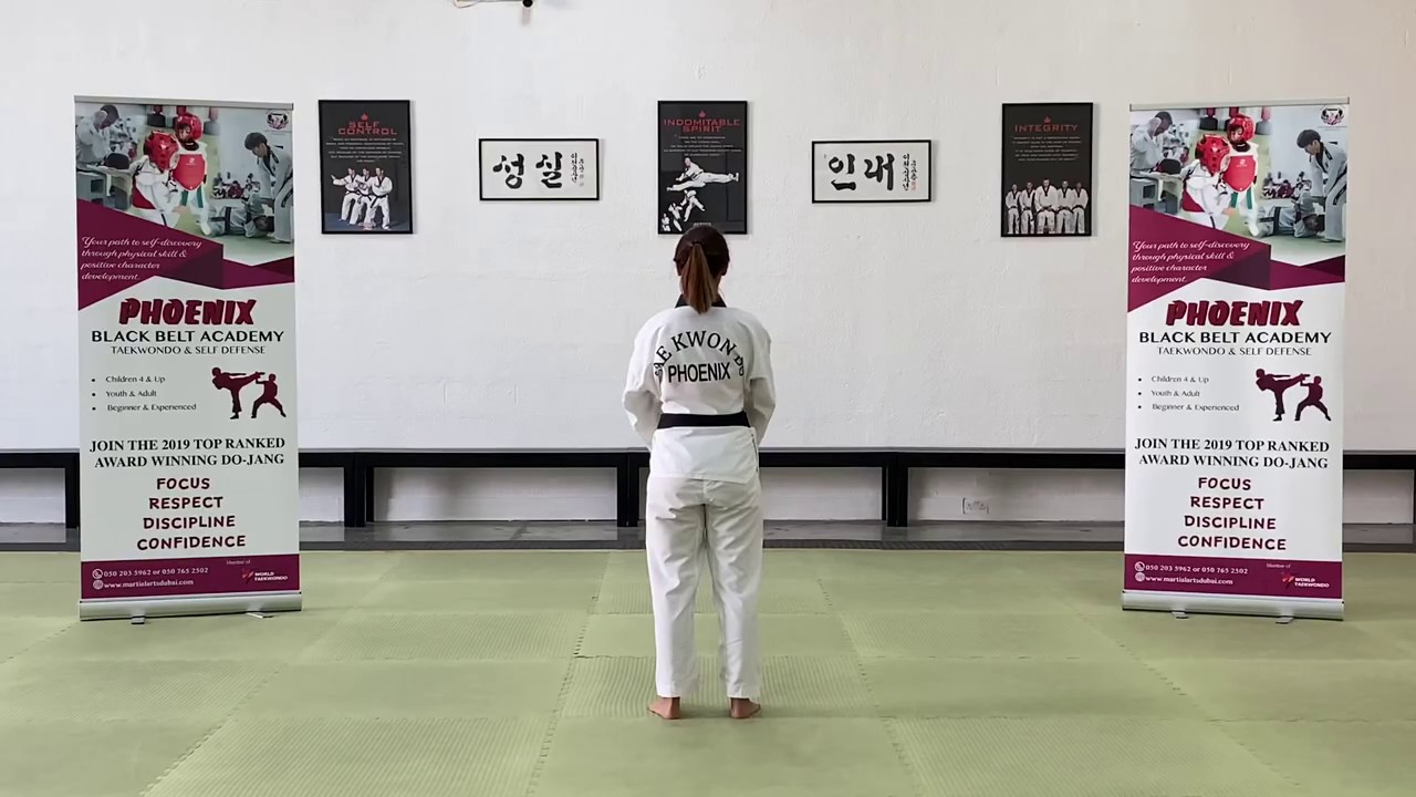 Orange Belt Form #2 Footwork Practice - YouTube