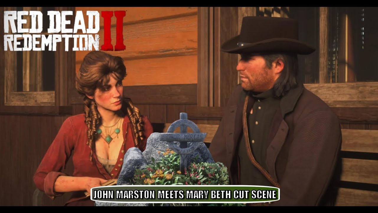 Red Dead Redemption 2 |John Marston meets Mary Beth| - YouTube