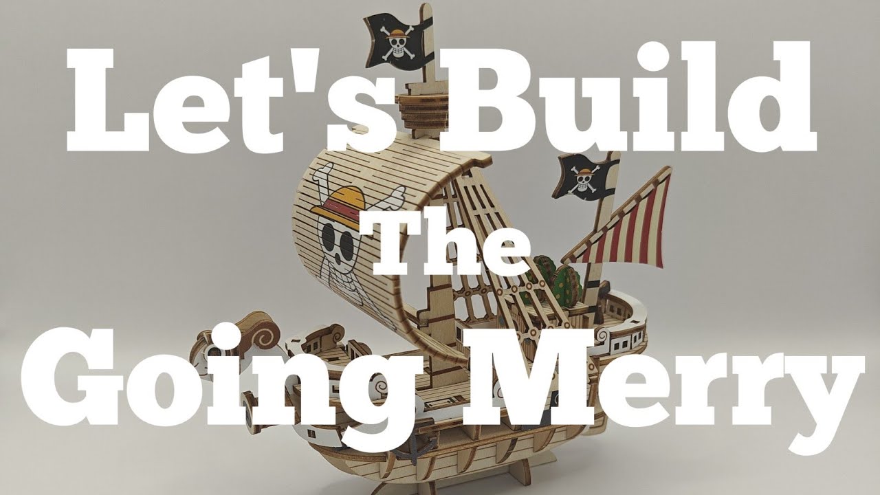 Let's Build: One Piece, Going Merry! Wooden art - YouTube