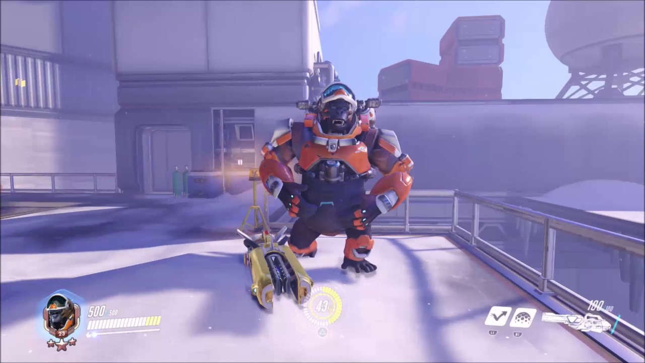 Overwatch: Winston Golden Gun - YouTube