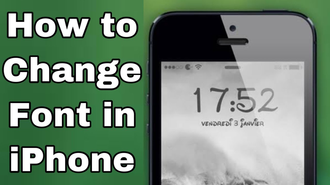 How To Change The Font On IPhone How To Change Font Of Iphone YouTube How To Change The Font On IPhone How To Change Font Of Iphone YouTube