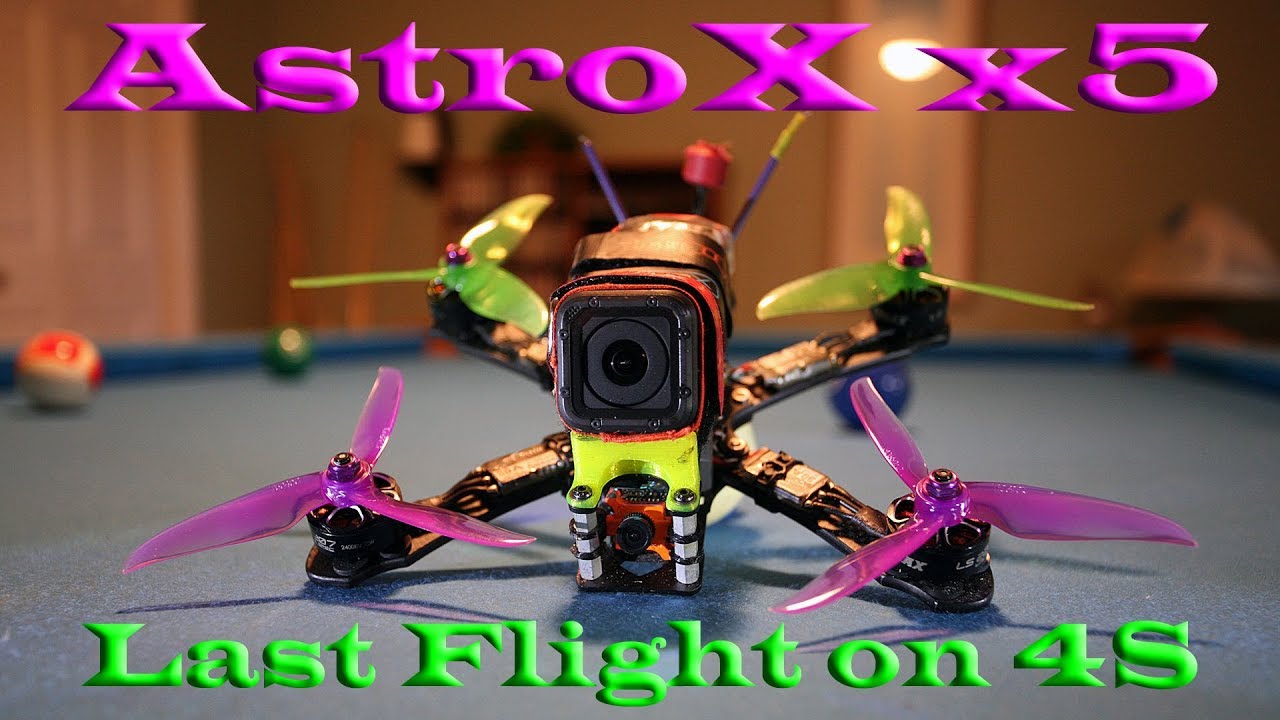 AstroX x5 Emax LS2207 2400kv - YouTube